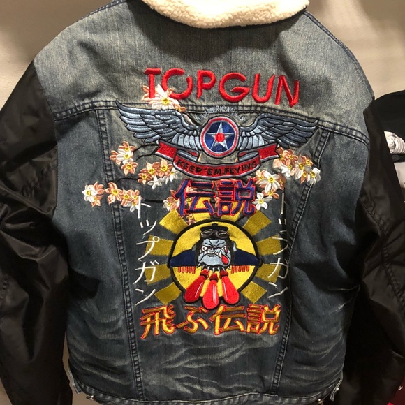 Jackets & Coats | Custom Top Gun Coat | Poshmark